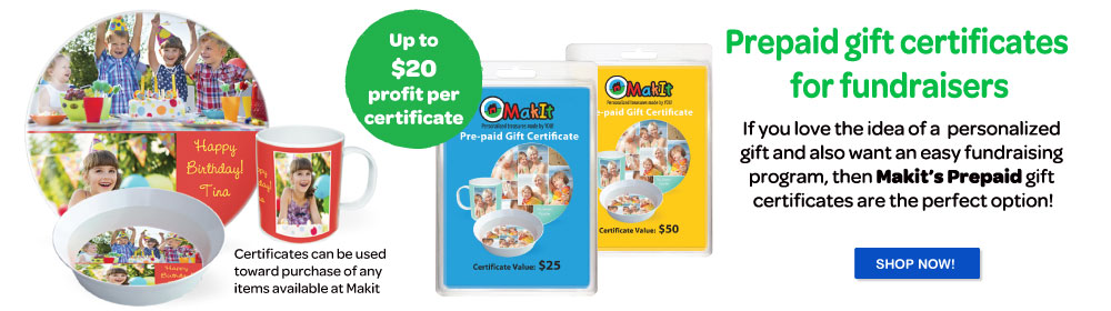 The Original Make A Plate - Personalized Melamine - FUNDRAISERS